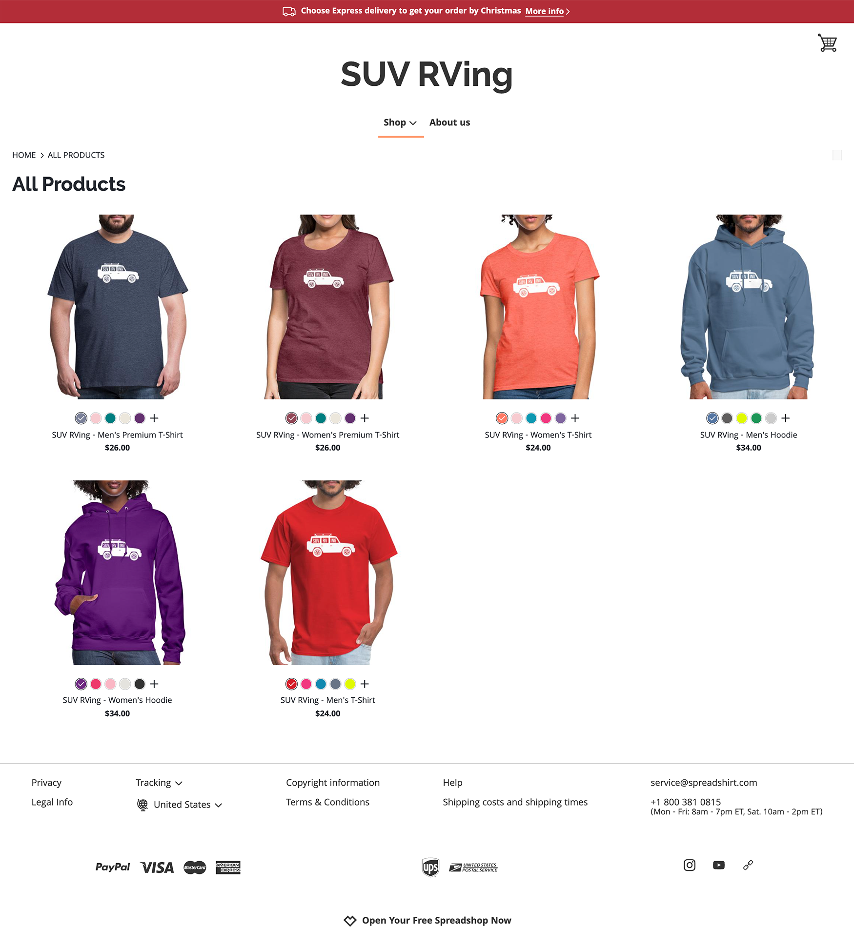 SUV RVing Merch | SUV RVing